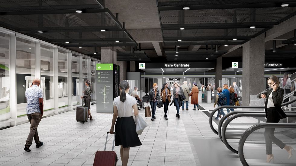 The REM Has Released New Renderings Of Its Busiest Stations & They Look ...